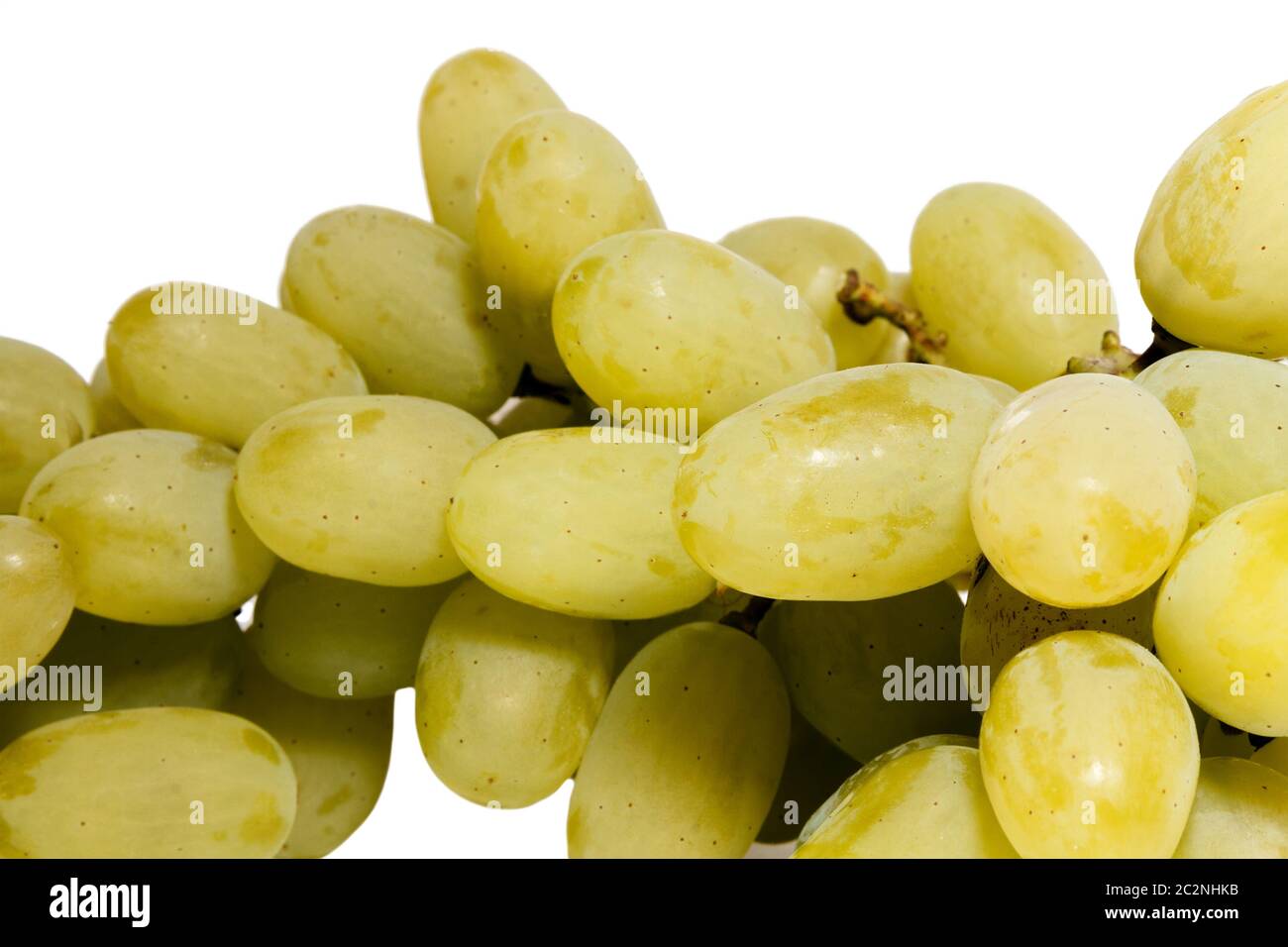 Bunch of white grapes Stock Photo - Alamy
