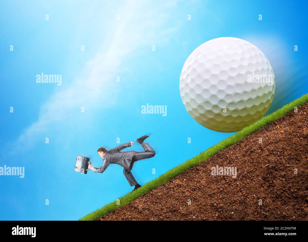 Huge golf ball hi-res stock photography and images - Alamy