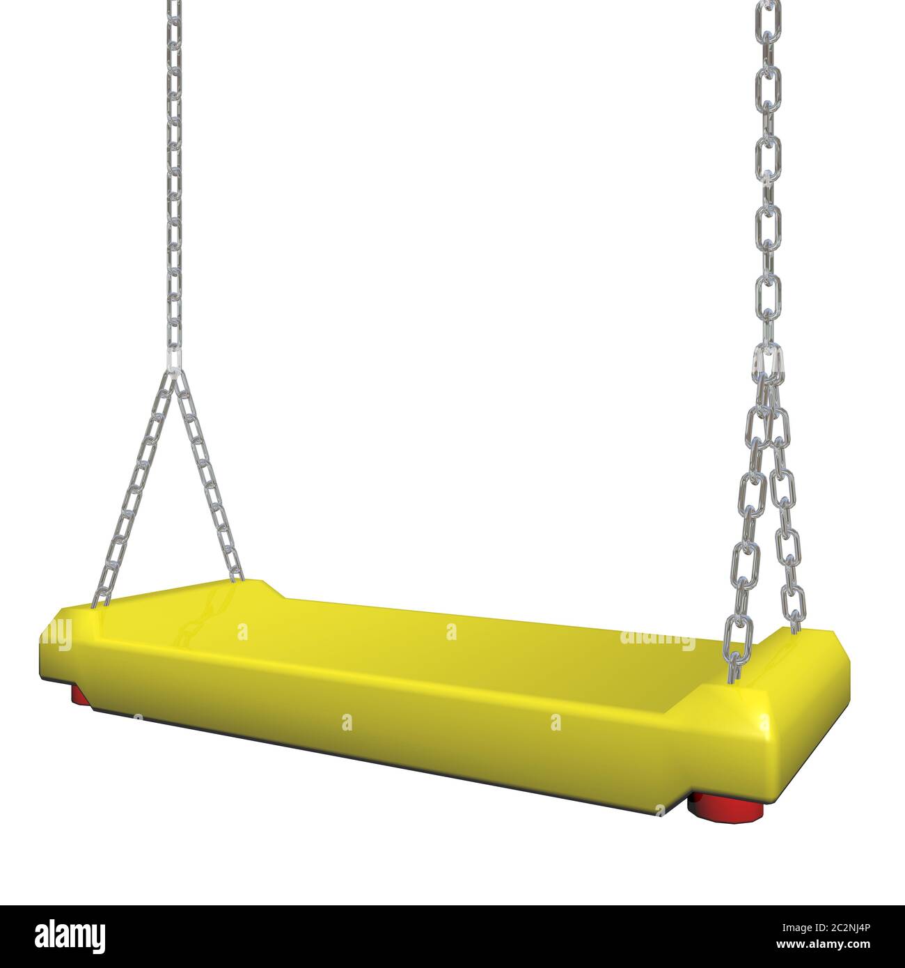 Children playing on swingset Cut Out Stock Images & Pictures - Alamy