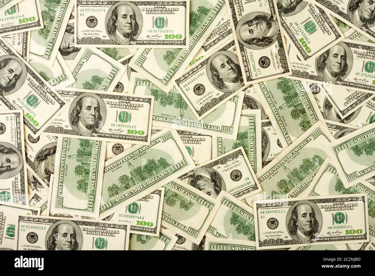 Many $100 banknotes. Use for background or texture Stock Photo - Alamy