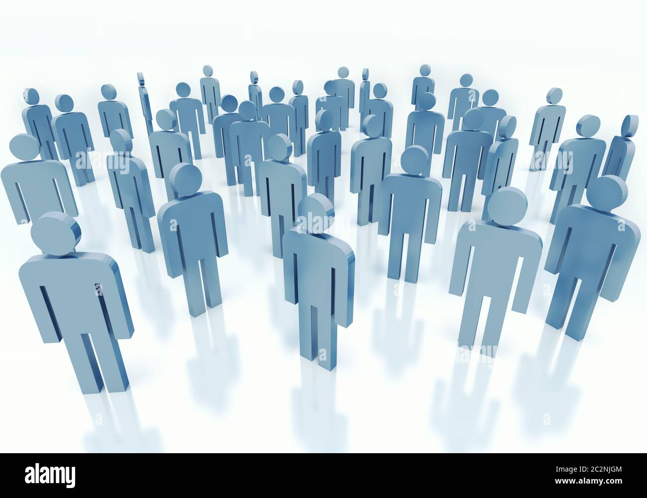 Gray crowd of people, concept of business team Stock Photo - Alamy