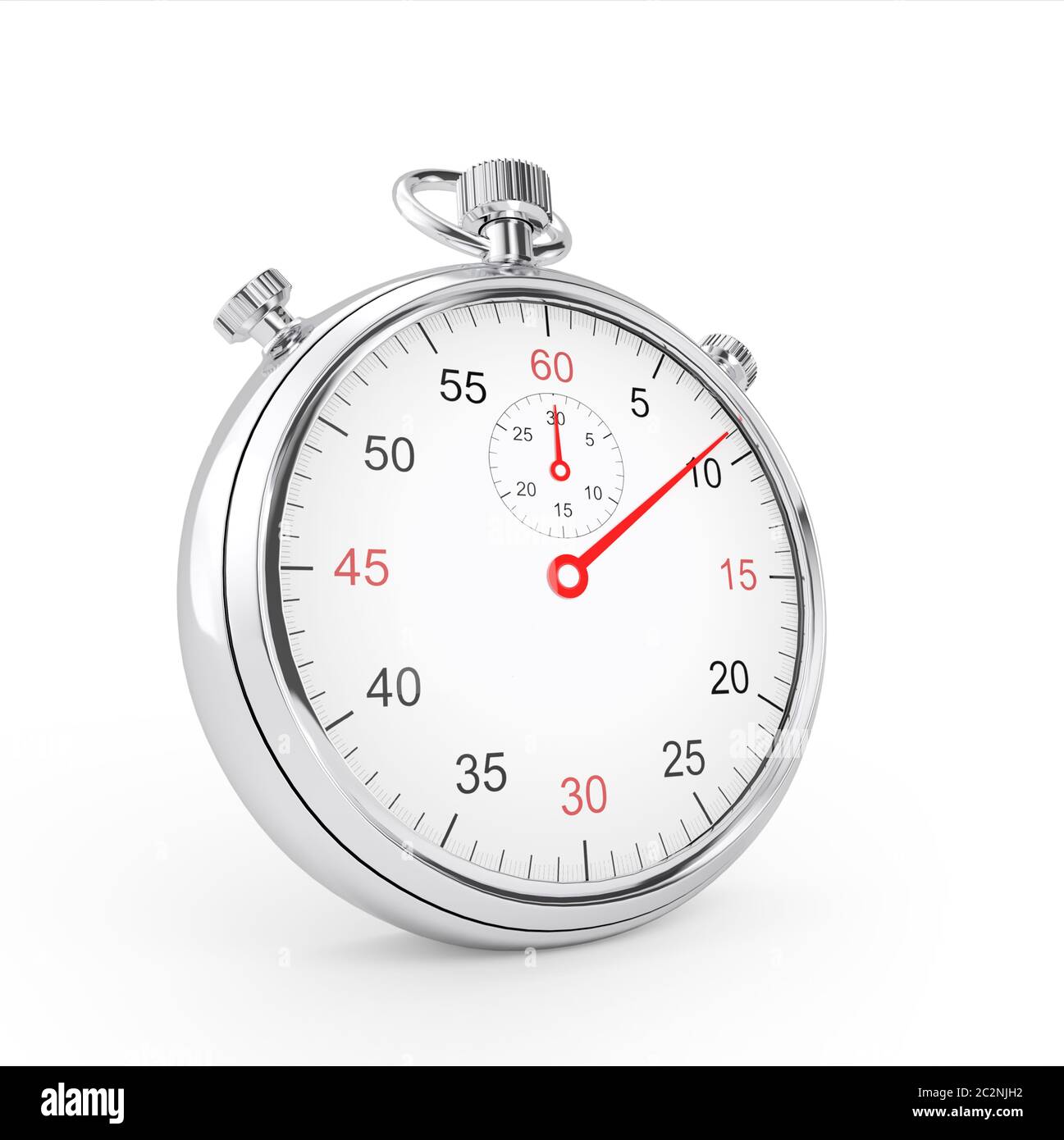 Sport stopwatch isolated over white background Stock Photo - Alamy