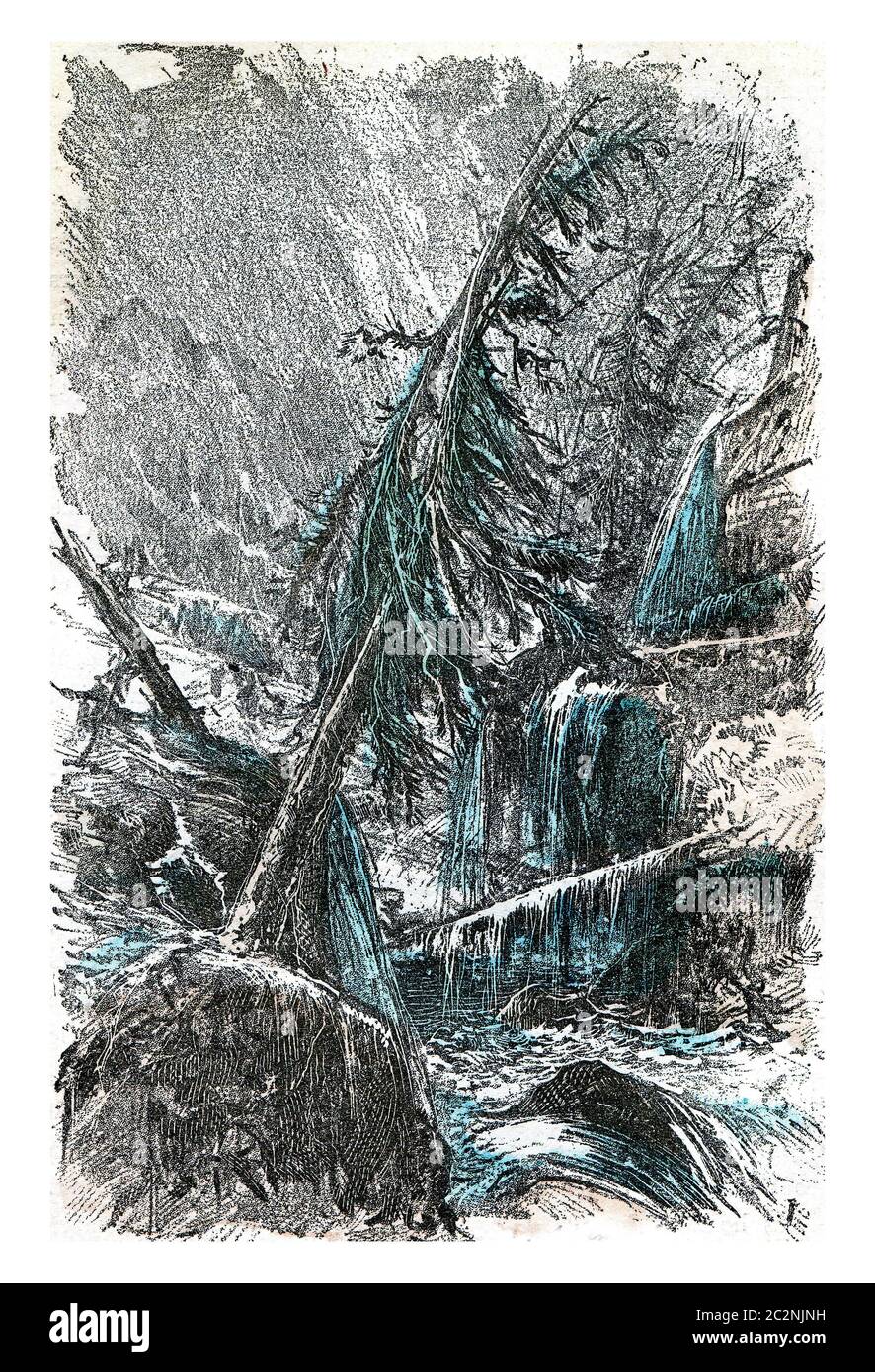 Role of water in nature, The storm and the rain, Their effects on the ...