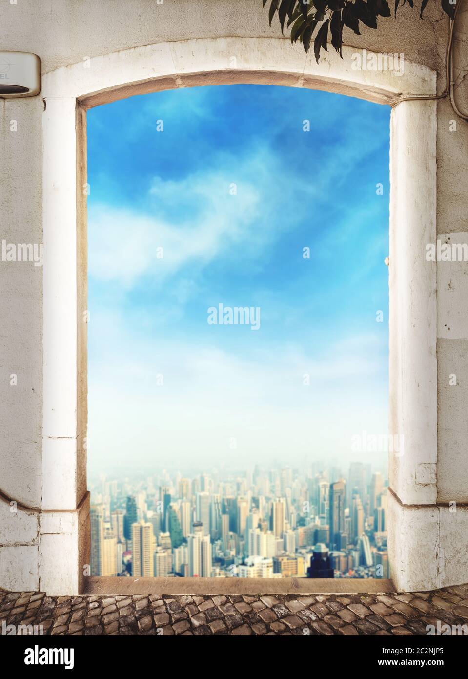 View through window modern hi-res stock photography and images - Alamy