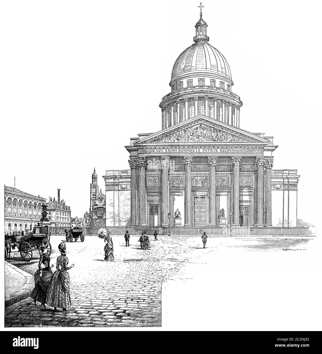 Pantheon Paris Drawing Easy