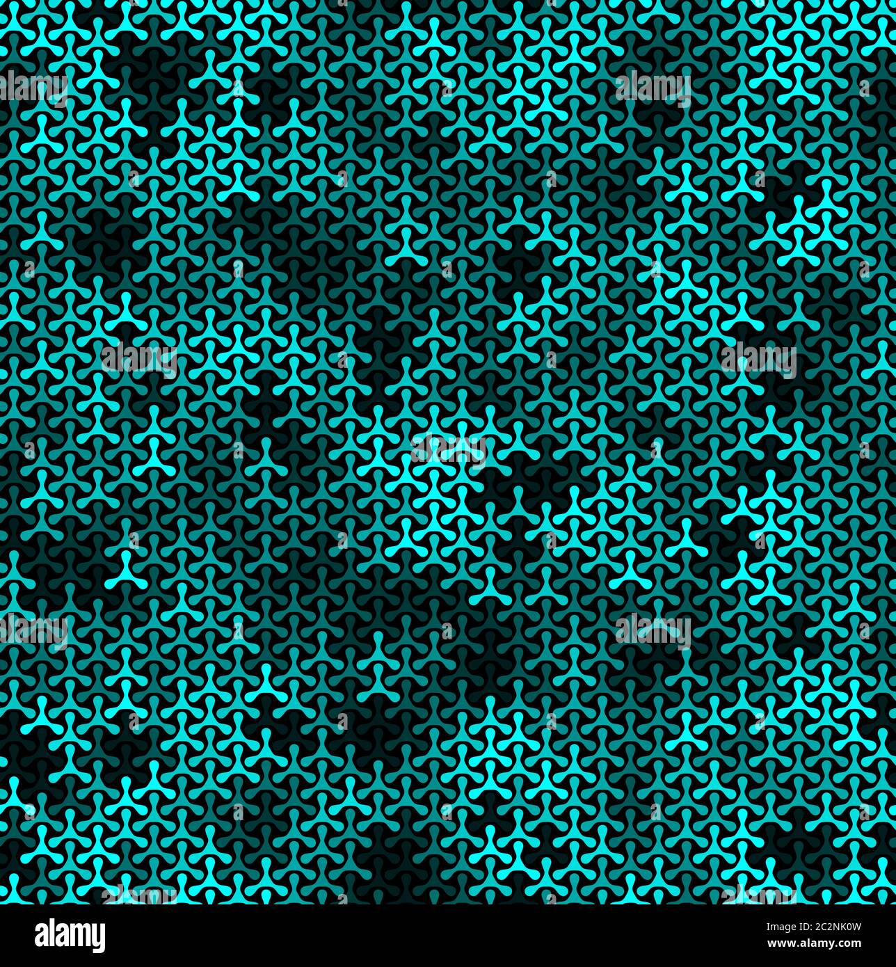 Cyan seamless triangle pattern hi-res stock photography and images - Alamy