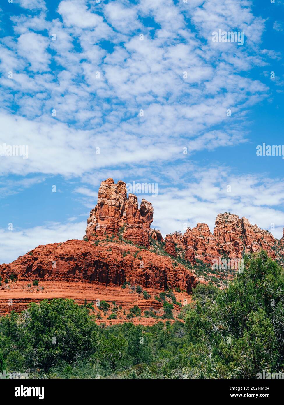 View of Snoopy Rock in Sedona, Arizona from Margs Draw Trail Stock ...