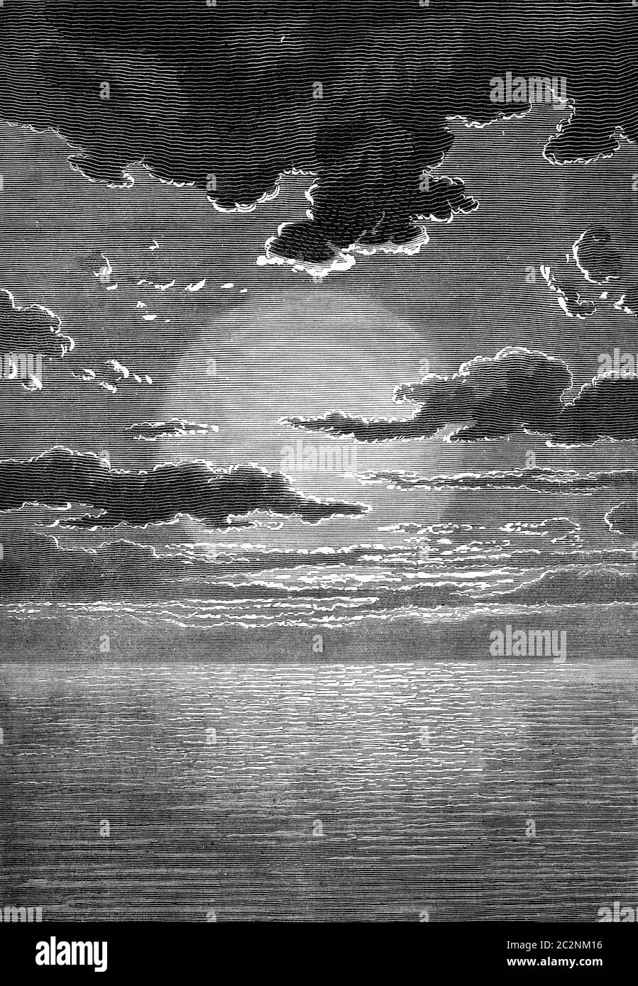 Under the immense age of the first sun, water, water everywhere, water ...