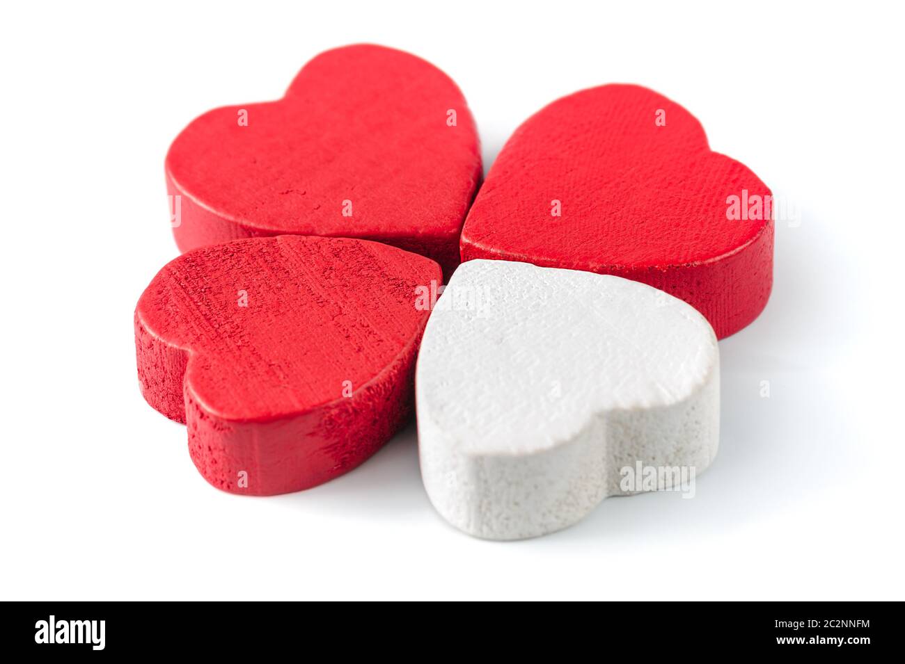 Four red hearts hi-res stock photography and images - Alamy