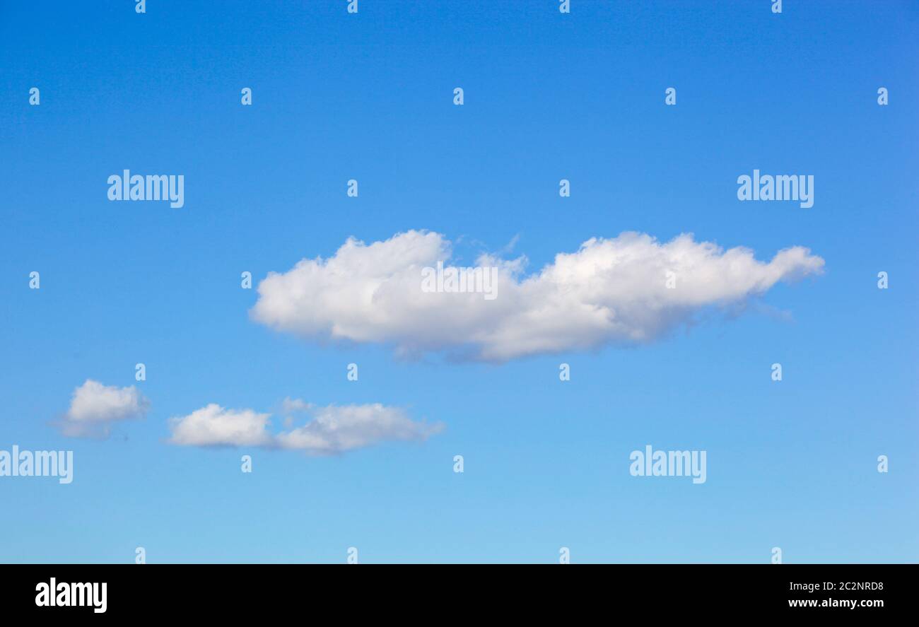 Low Angle View Of Clouds In Blue Sky Stock Photo - Alamy