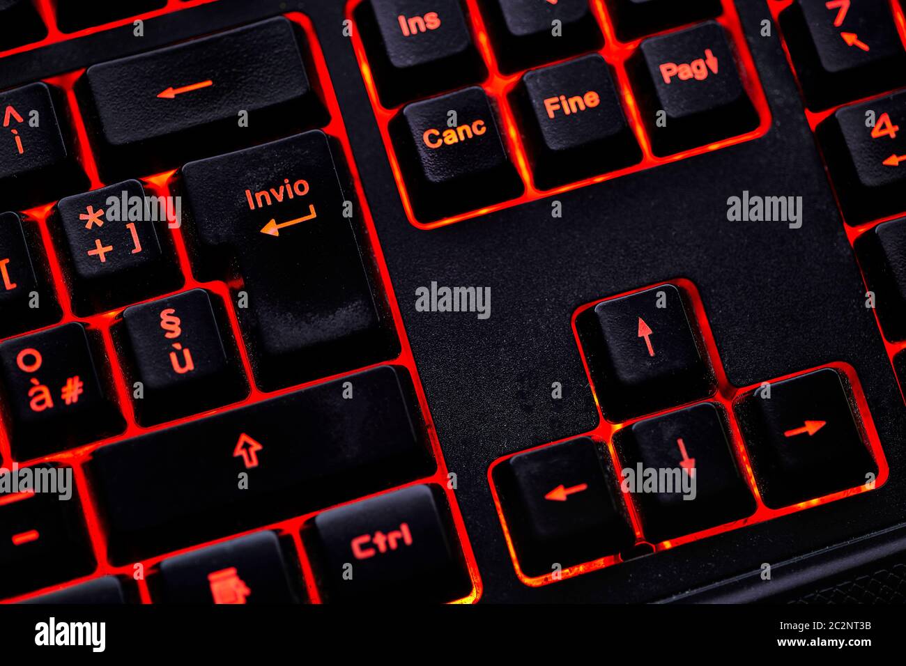 Backlit gaming keyboard hi-res stock photography and images - Alamy