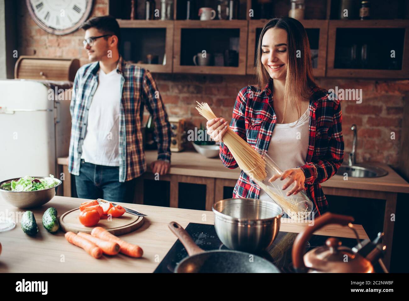Romantic dinner preparation hi-res stock photography and images - Alamy