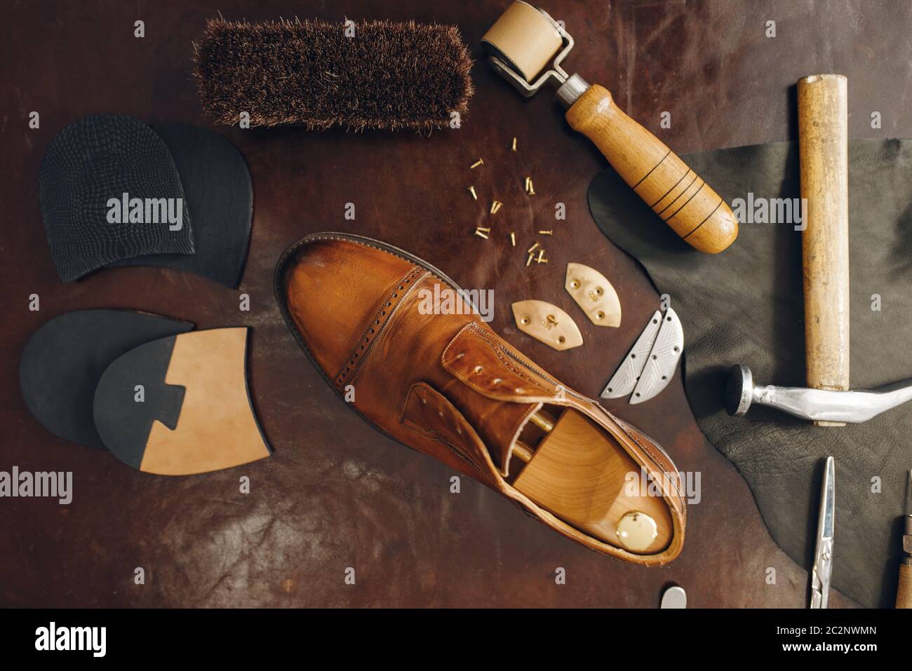 Shoemaking equipment hi-res stock photography and images - Alamy