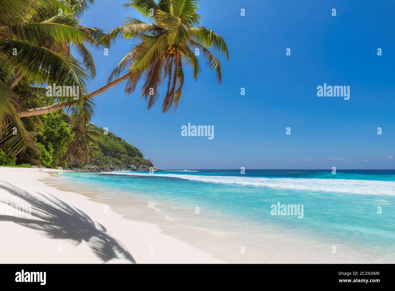 Beautiful Sunny beach Stock Photo - Alamy