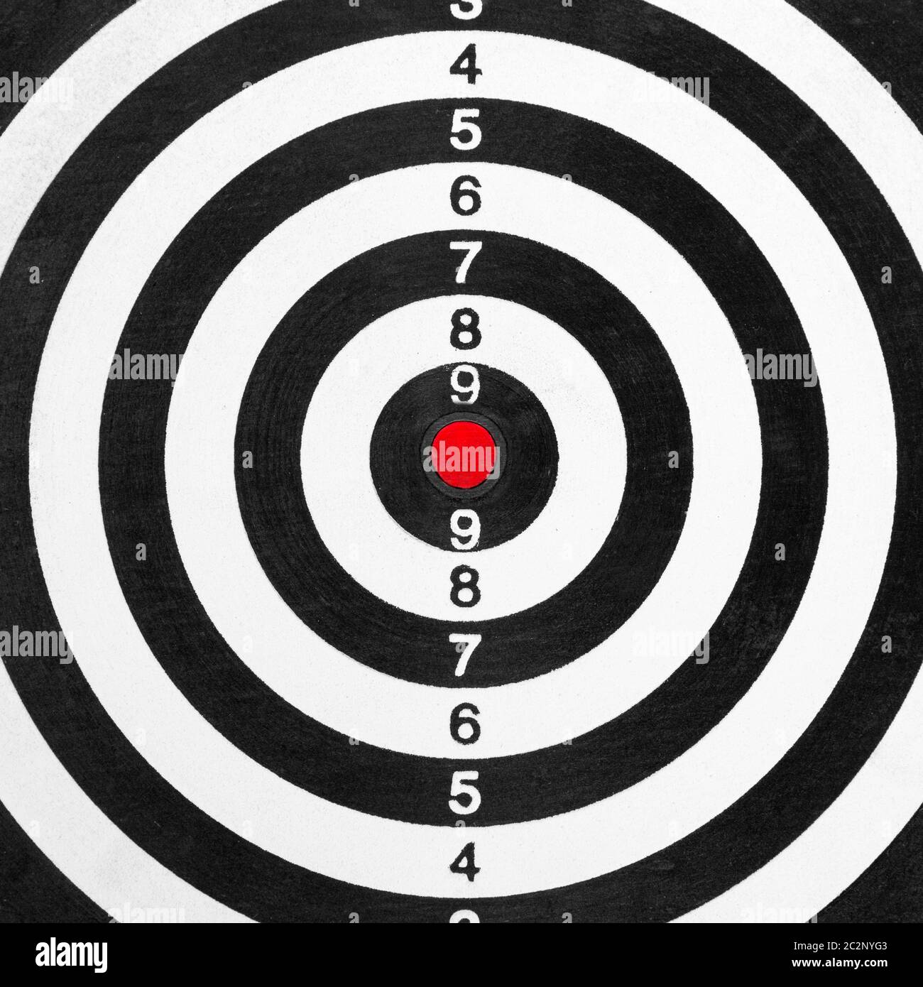 Shooting range target. Closeup view Stock Photo - Alamy