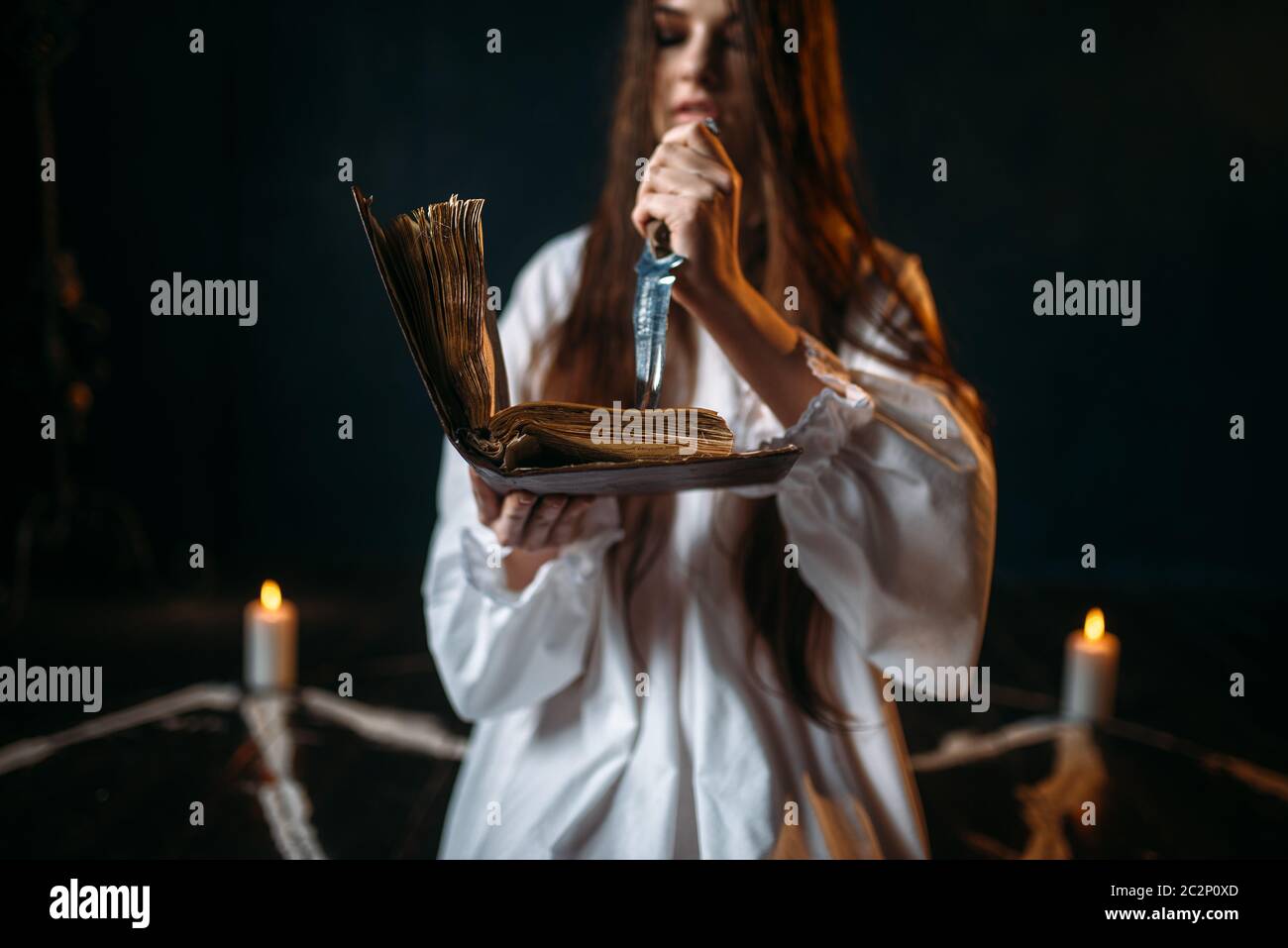 Mysticism and knife hi-res stock photography and images - Alamy