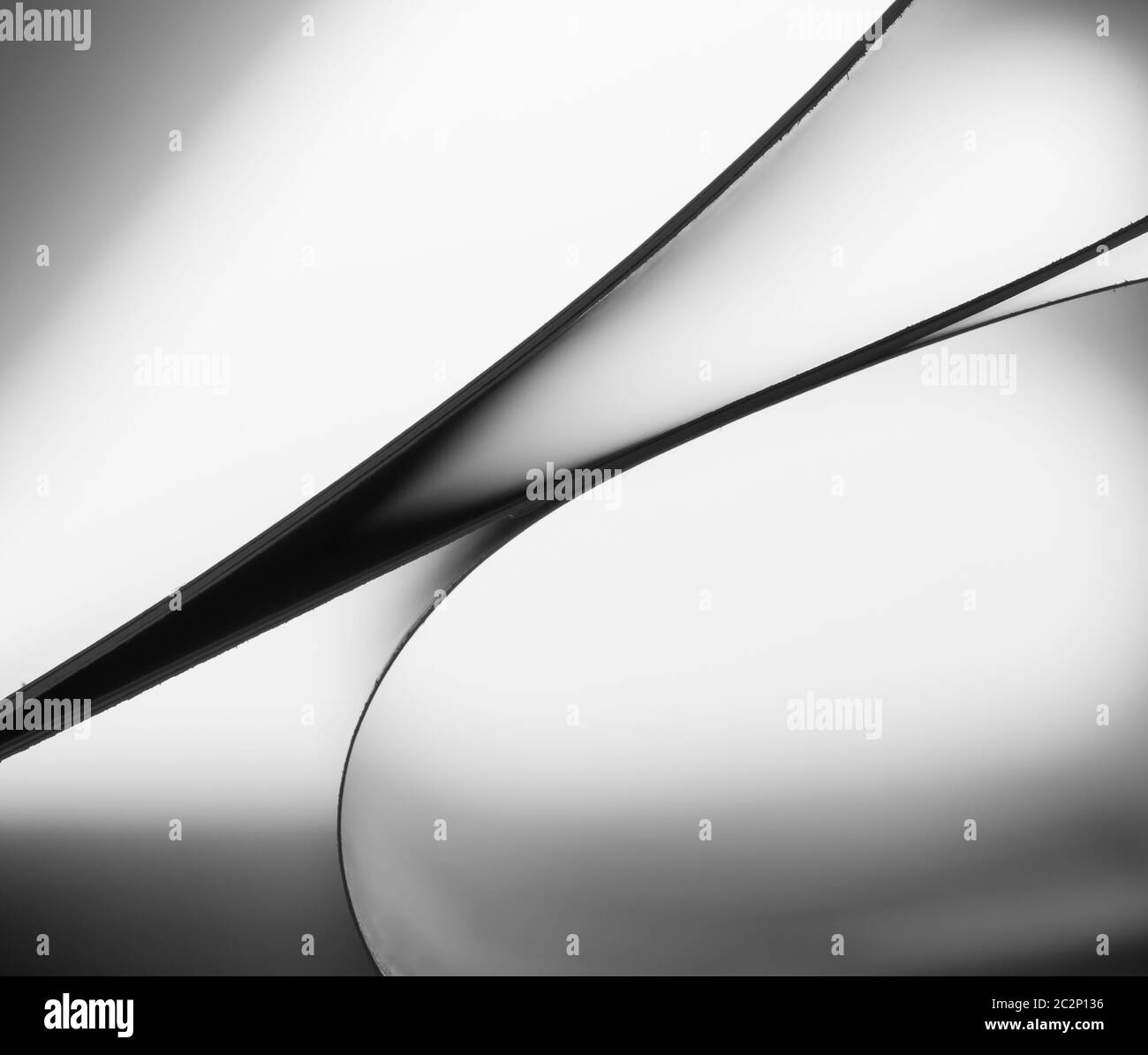 White paper curved shapes abstract hi-res stock photography and images ...
