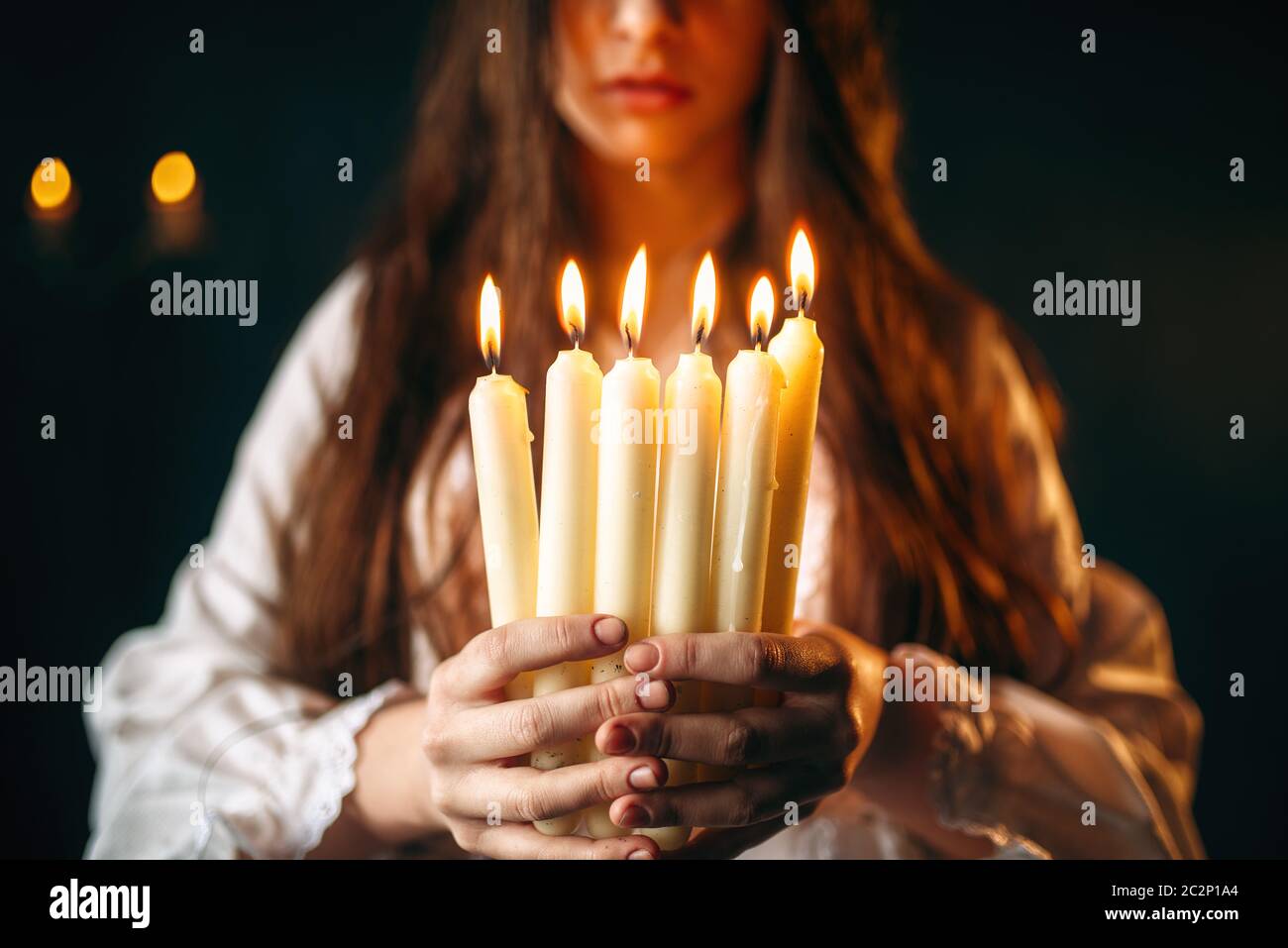 Holds candles hi-res stock photography and images - Alamy