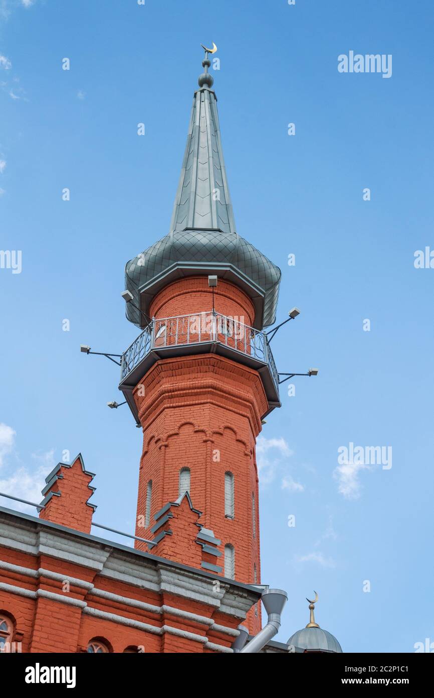 Minaret of mosque in Nizhny Novgorod. Russia Stock Photo - Alamy