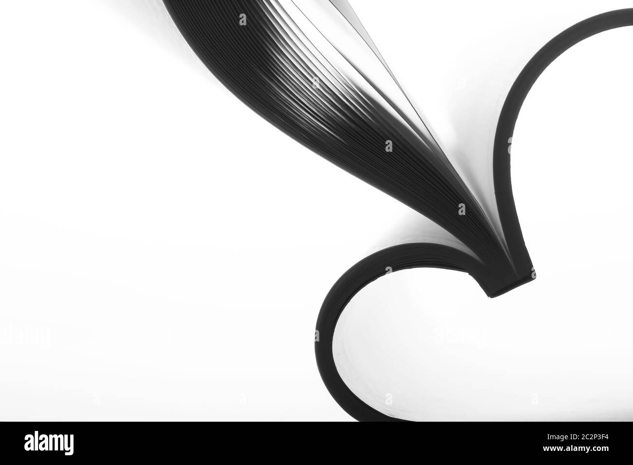 Macro view of simple abstract paper curves Stock Photo - Alamy