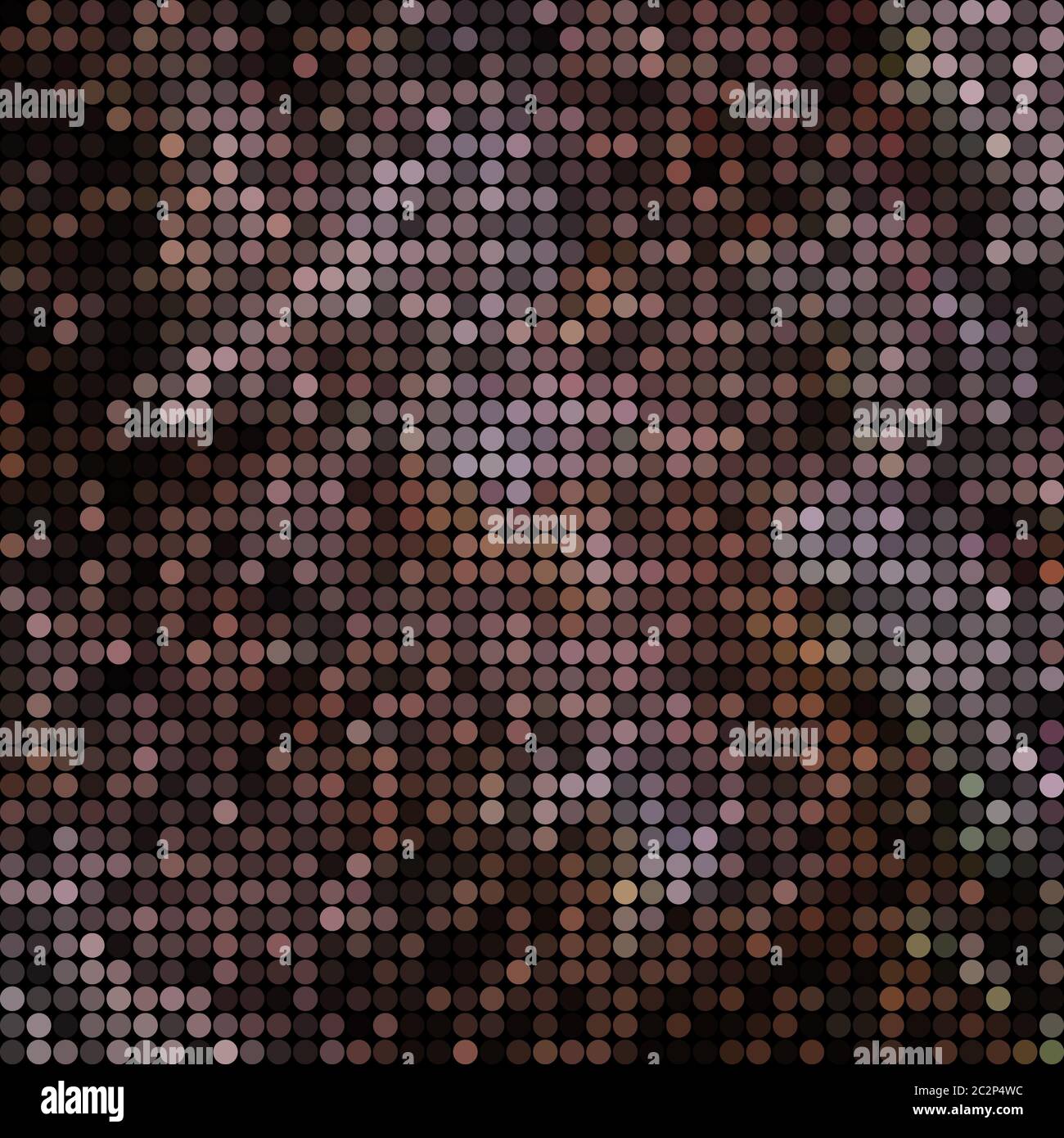 abstract colored round dots background - dark brown Stock Photo - Alamy