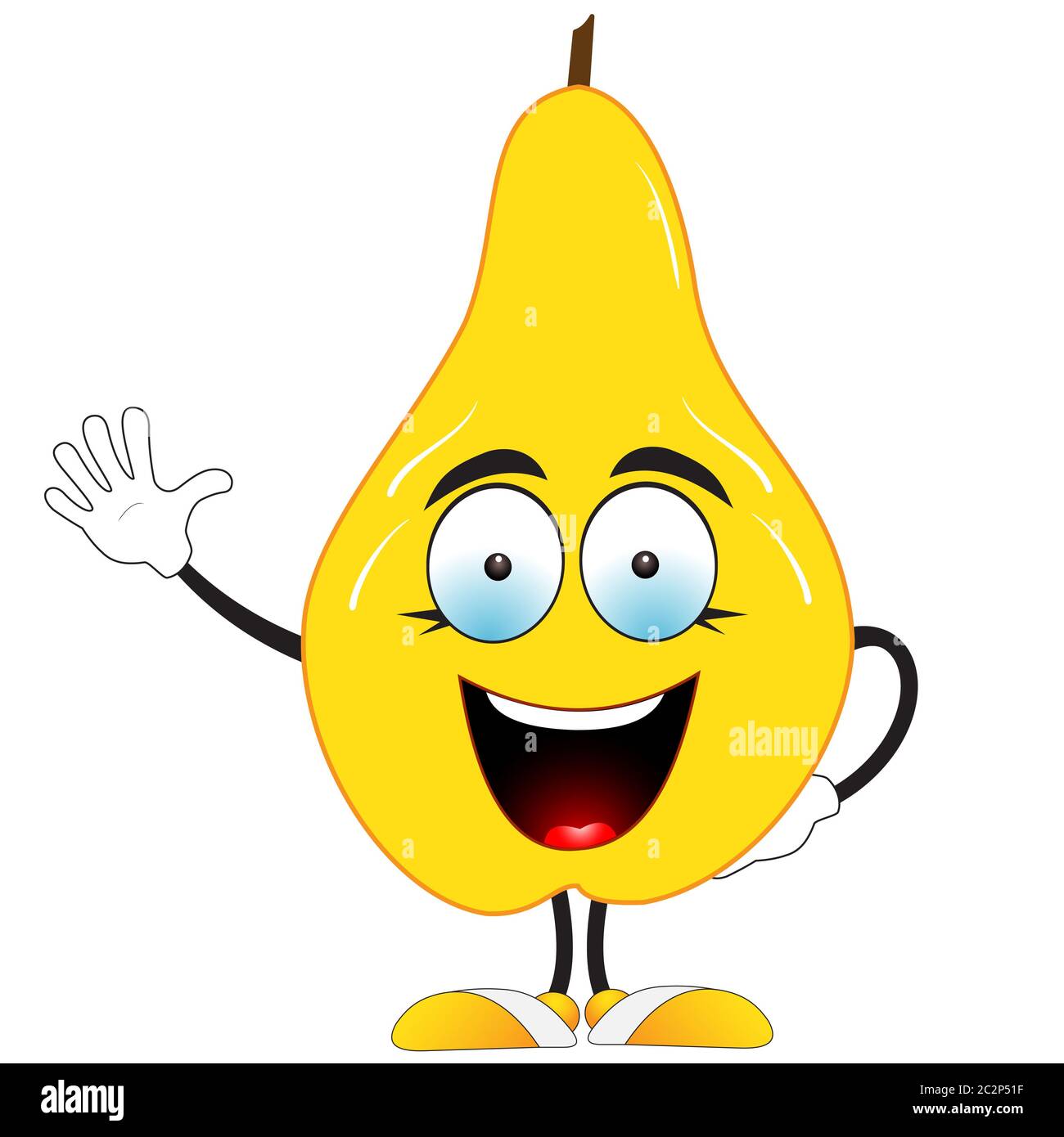 Pear mascot hi-res stock photography and images - Alamy