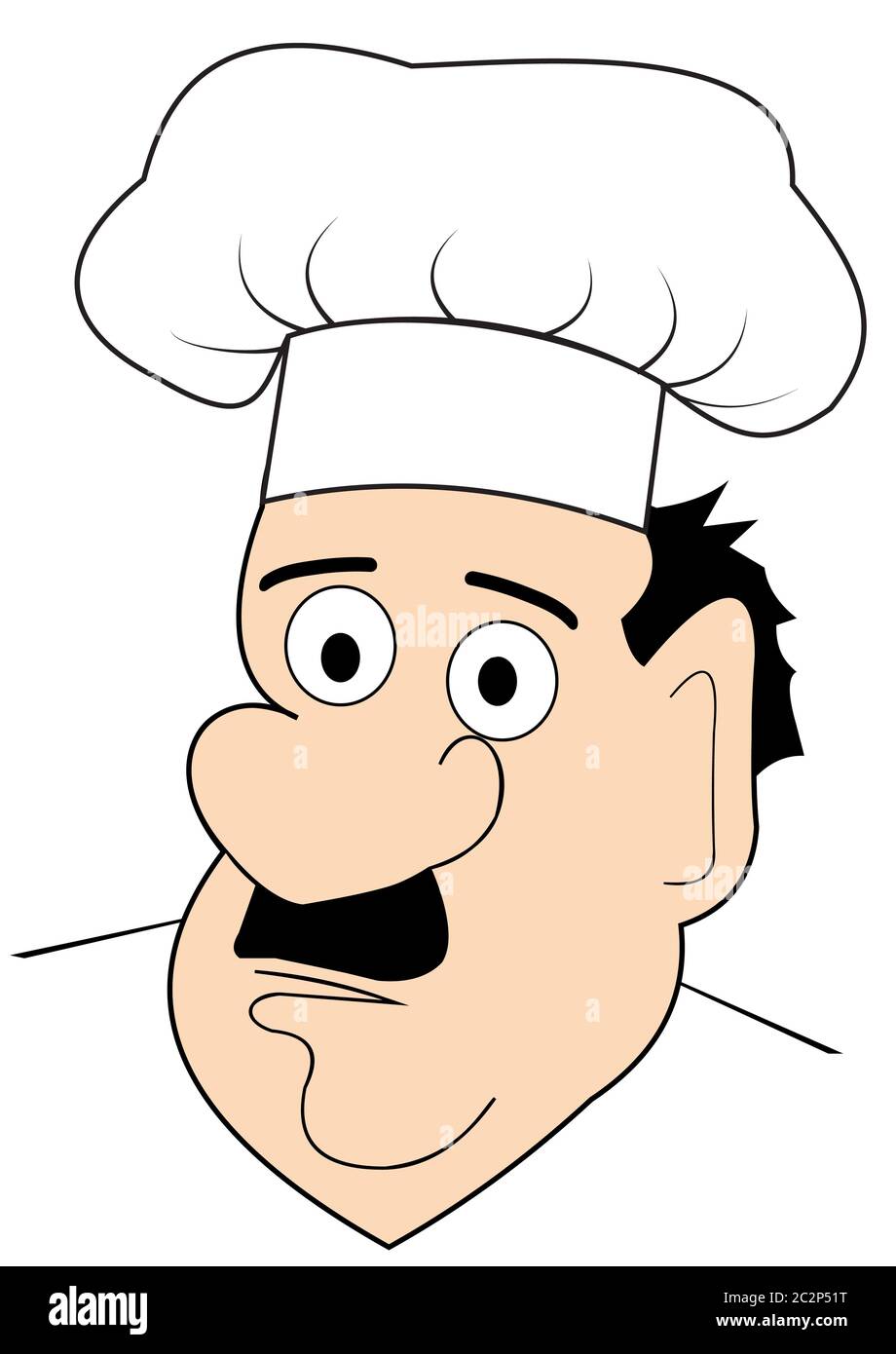 Head of chef Cut Out Stock Images & Pictures - Alamy