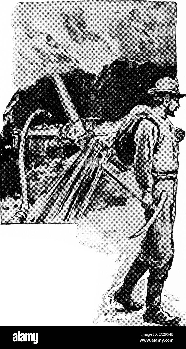 Crude materials from the earth, vintage engraved illustration Stock ...