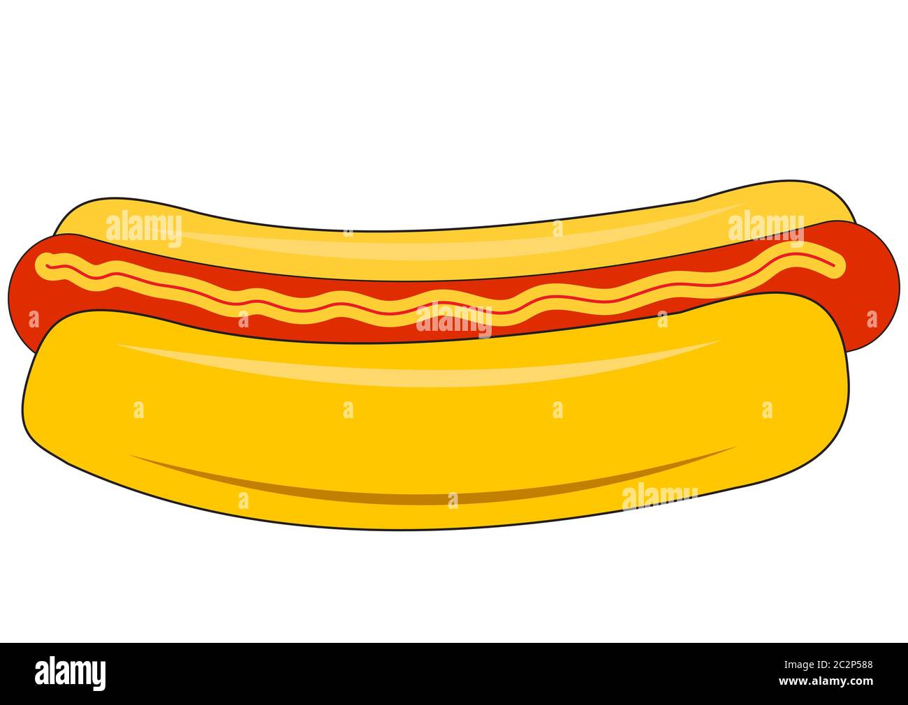 Big hot dog Stock Photo - Alamy