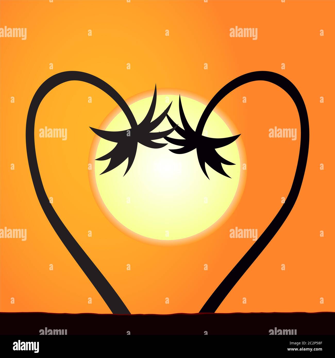 Heart of palm hi-res stock photography and images - Alamy