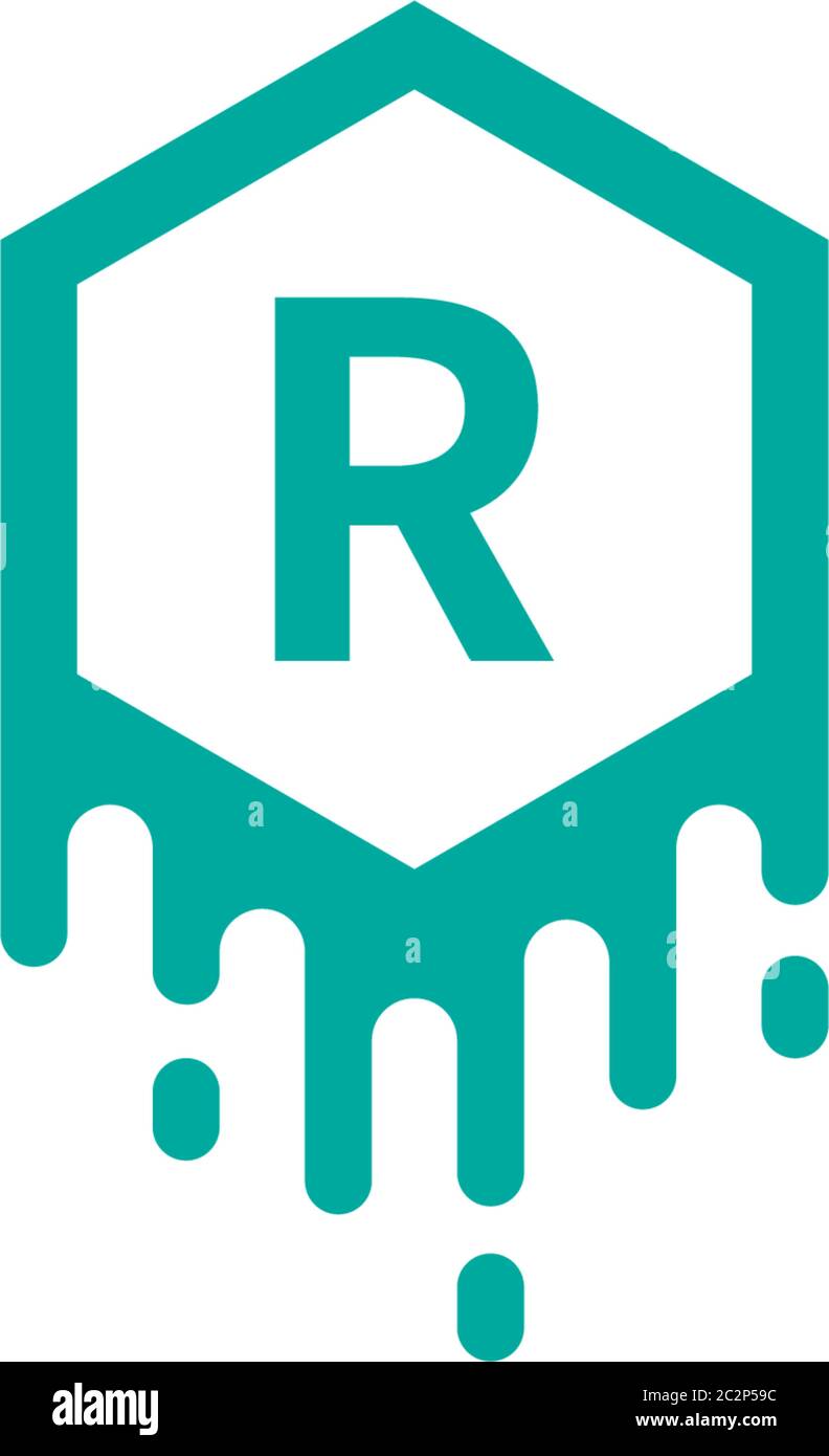 Letter R Logotype In Green Color Design Concept Illustration Stock Vector Image And Art Alamy
