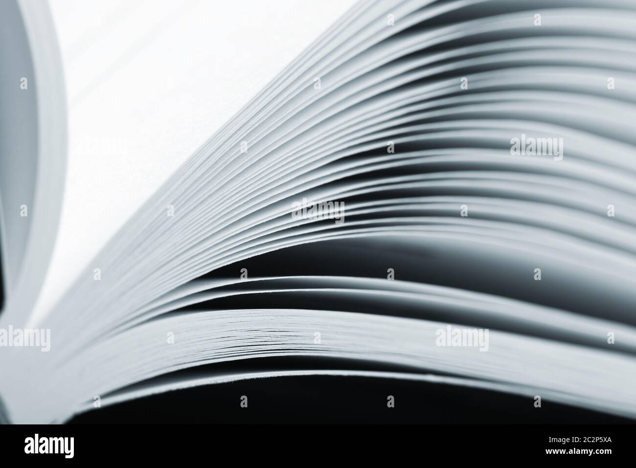 Macro view of an open catalog Stock Photo - Alamy