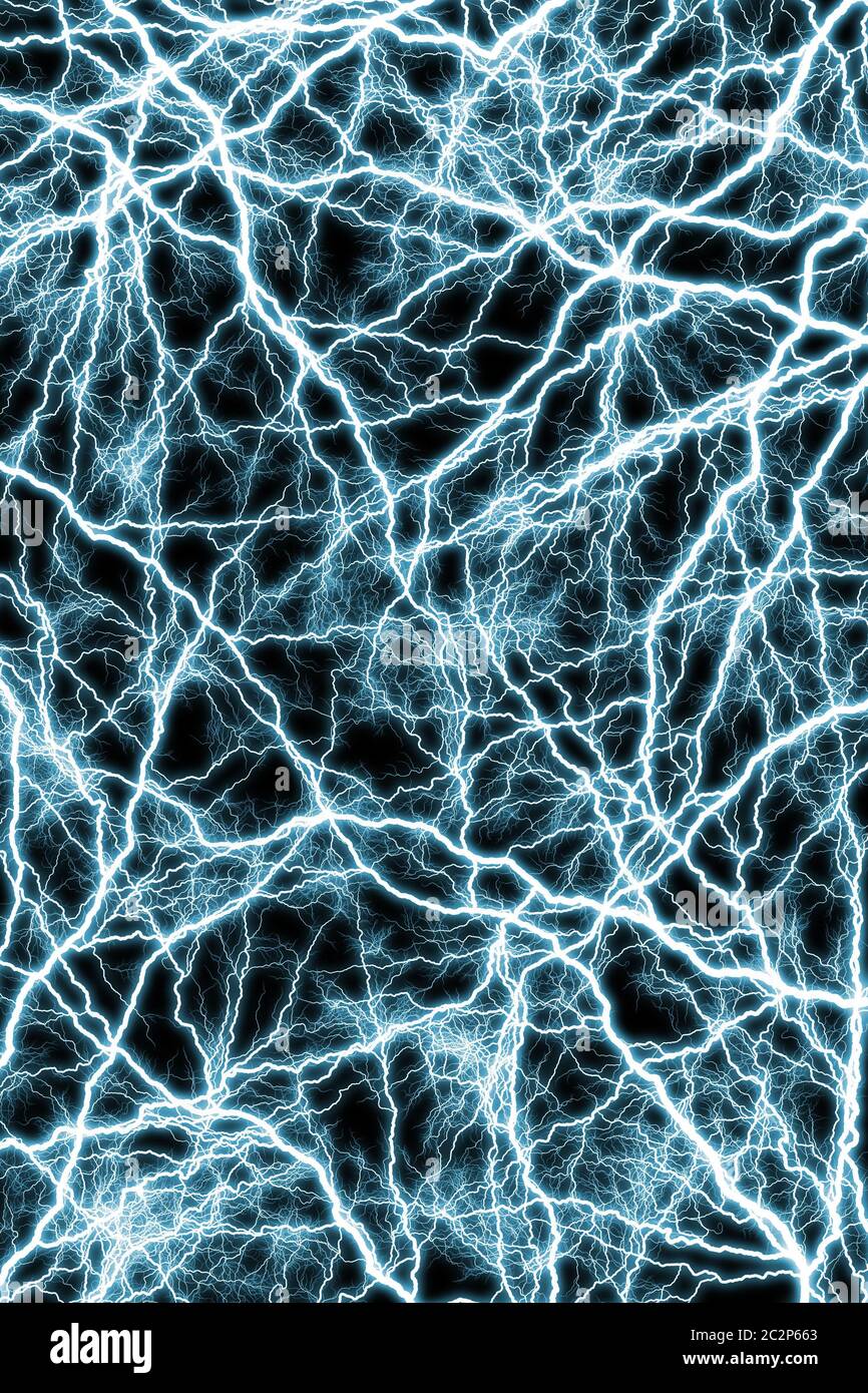 Blue lightnings. Use for background or texture Stock Photo - Alamy