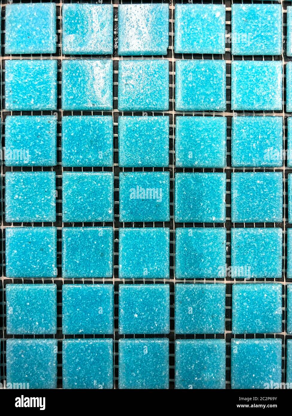 background, texture of blue tiles, mosaic Stock Photo - Alamy