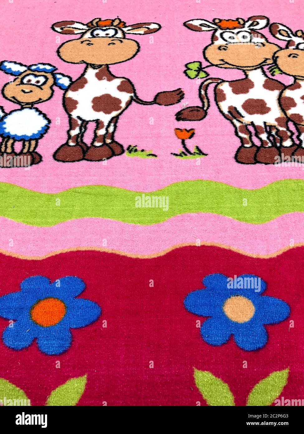 background, texture of colored carpet with color pattern. Used for ...