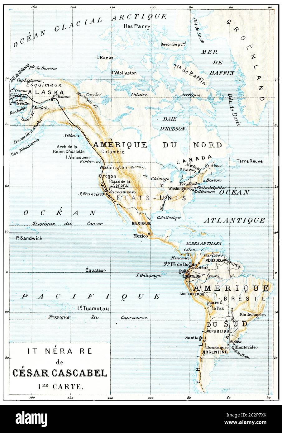 Map of atlantis hi-res stock photography and images - Alamy