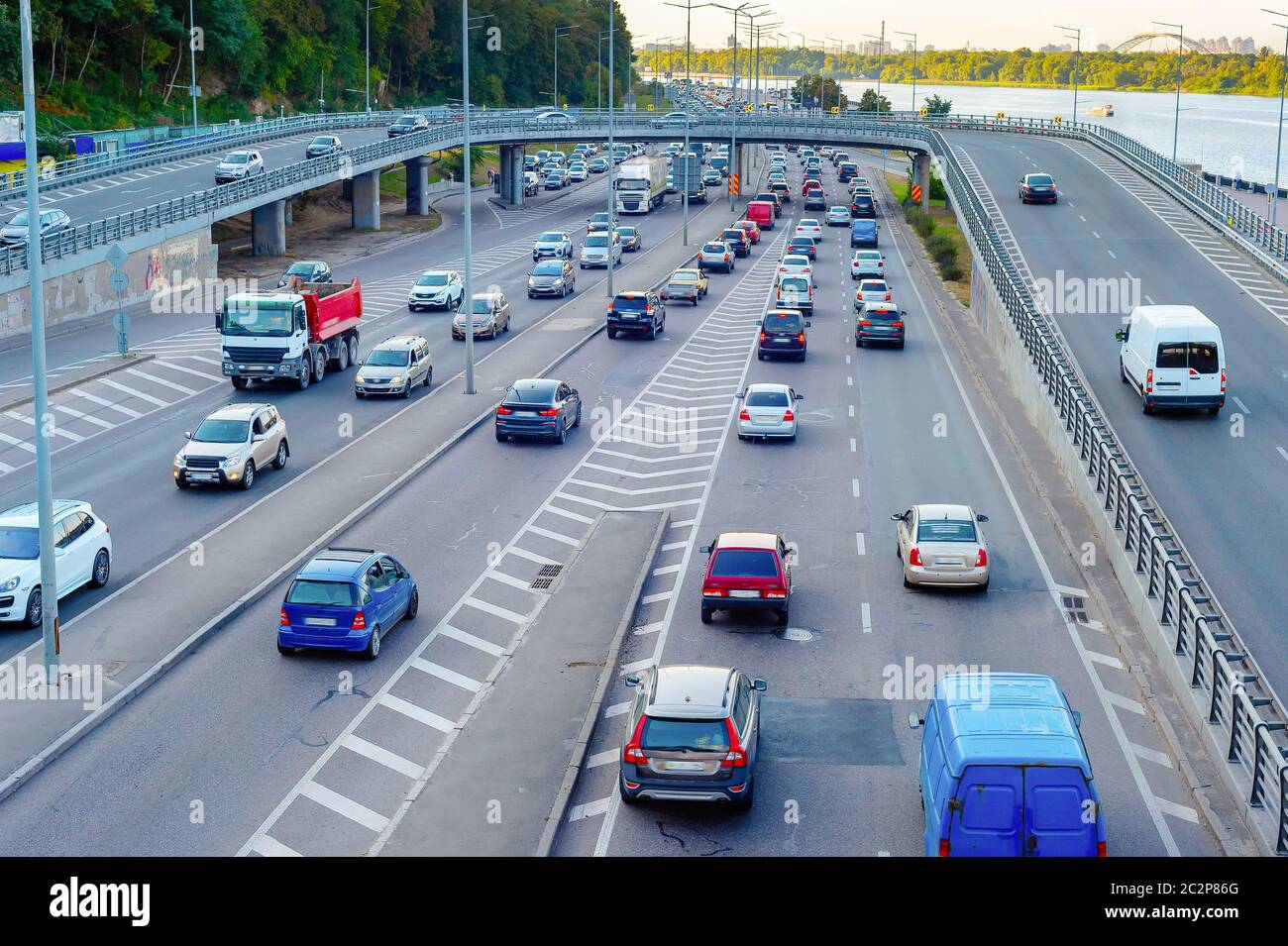 Kiev ukraine traffic jam cars hi-res stock photography and images - Alamy