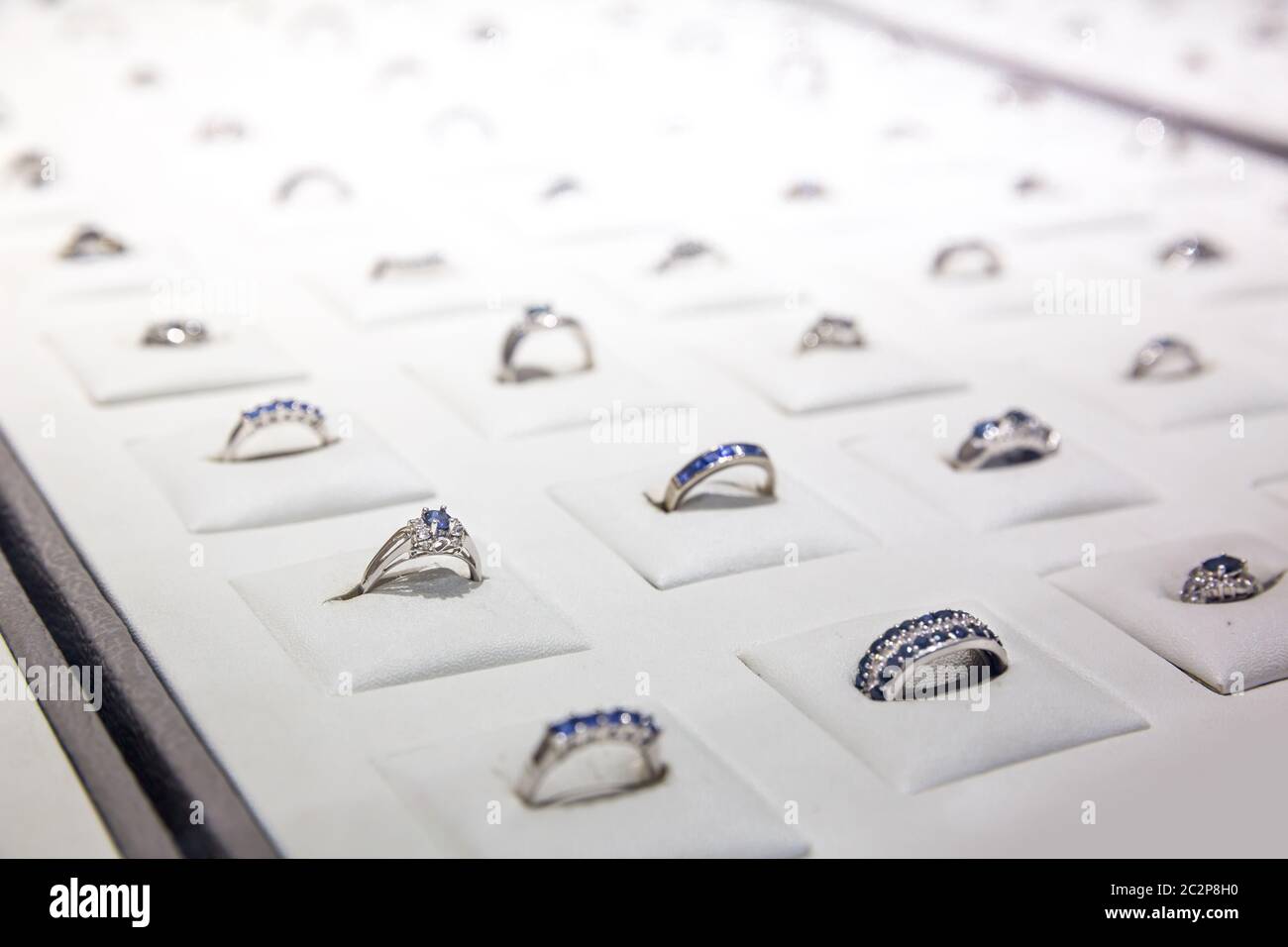 Gemstone decorated rings collection, Ceylon treasures. Sri Lanka ...