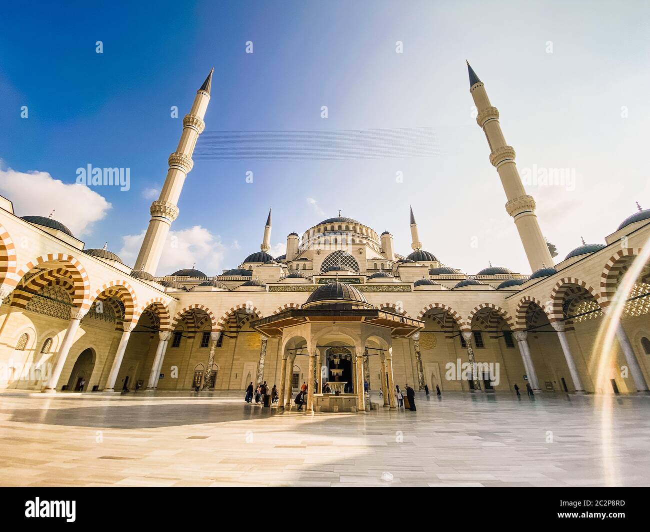 October 30, 2019. Istanbul Camlica Mosque. Turkish Camlica Camii. The ...