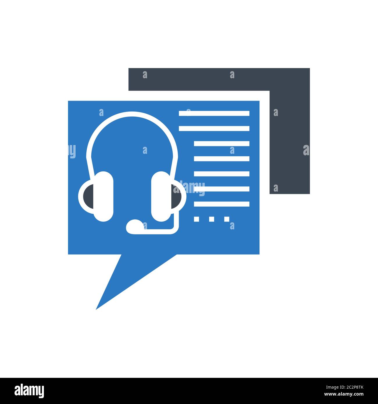 Headset help Stock Vector Images - Alamy
