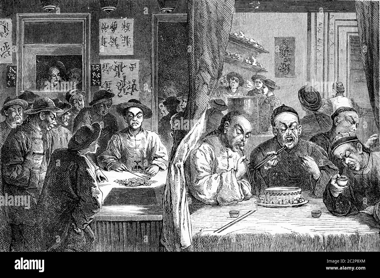 China opium eating hi-res stock photography and images - Alamy