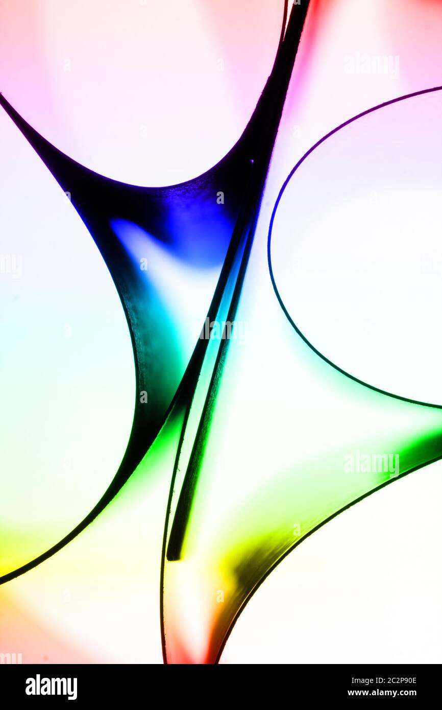 Abstract colorful paper curves. Use for background or texture Stock ...