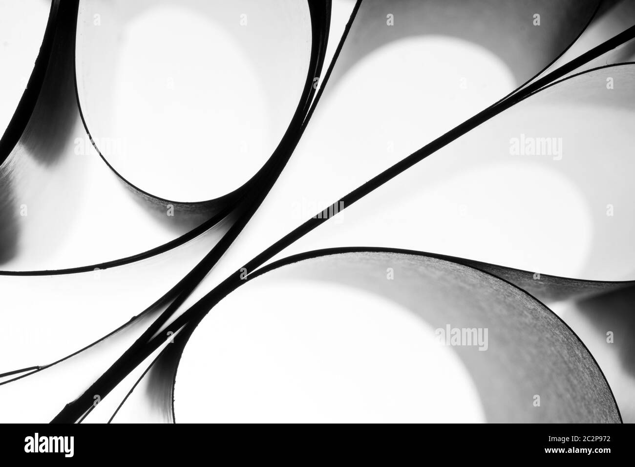 Abstract paper curves. Use for background or texture Stock Photo - Alamy