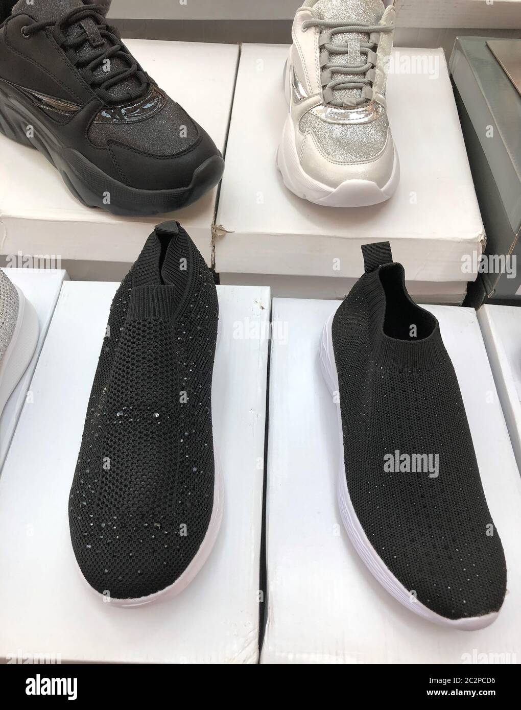 photos of men's shoes in the mall Stock Photo - Alamy