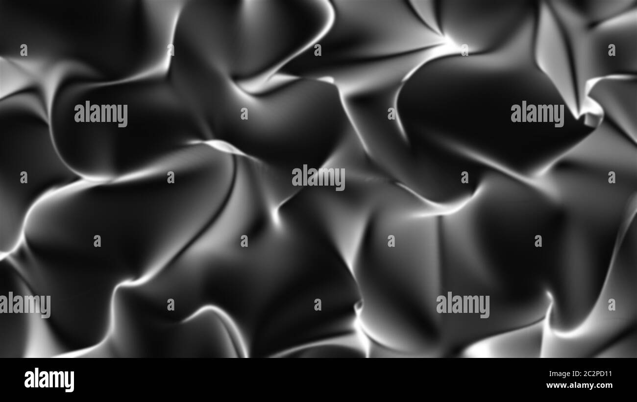 Computer generated realistic background of weaving silver fabric, 3D ...