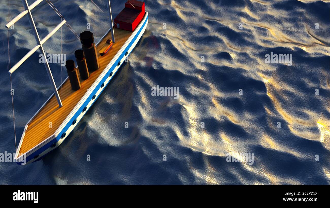 Open top boat model hi-res stock photography and images - Alamy