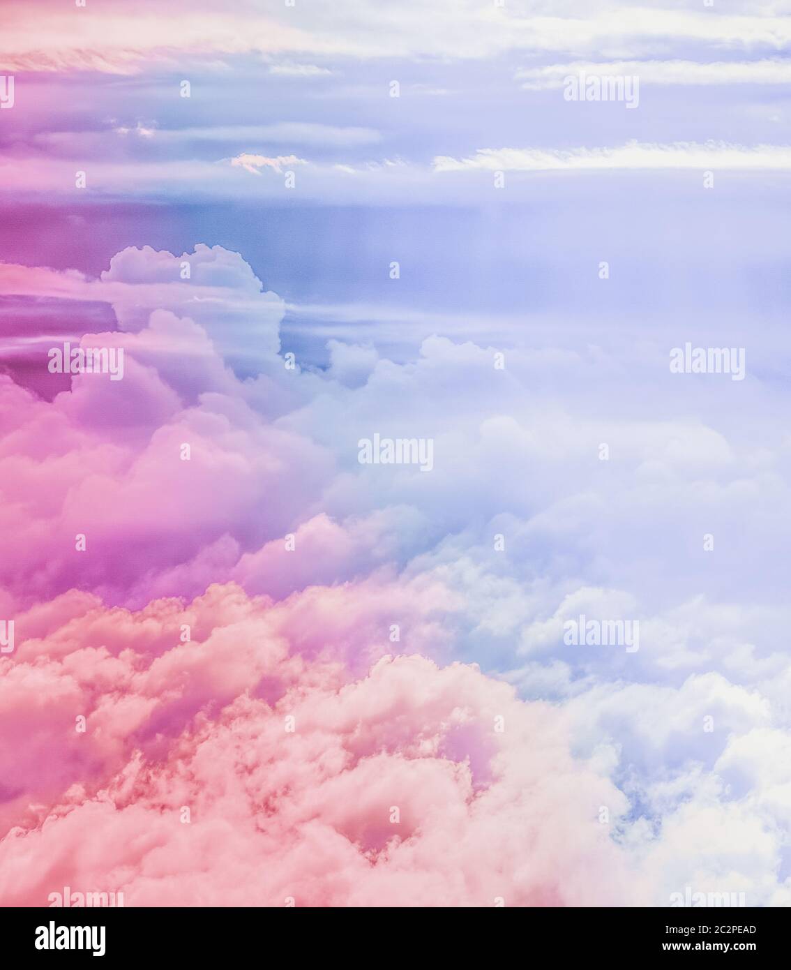 Dreamy surreal sky as abstract art, fantasy pastel colours background ...