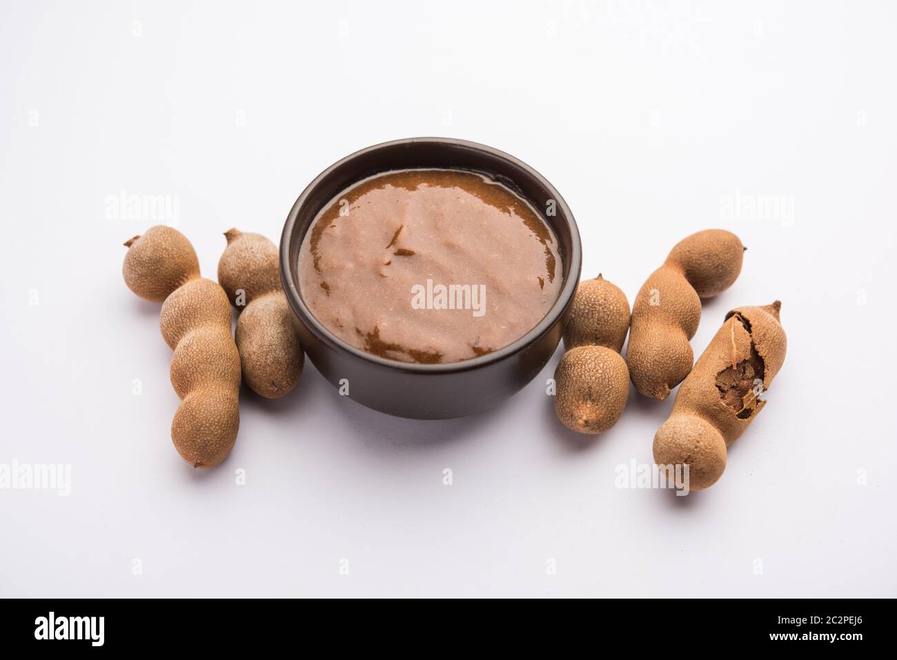 Tamarind Or Imli Fresh Puree, Paste from Pulp Stock Photo - Alamy