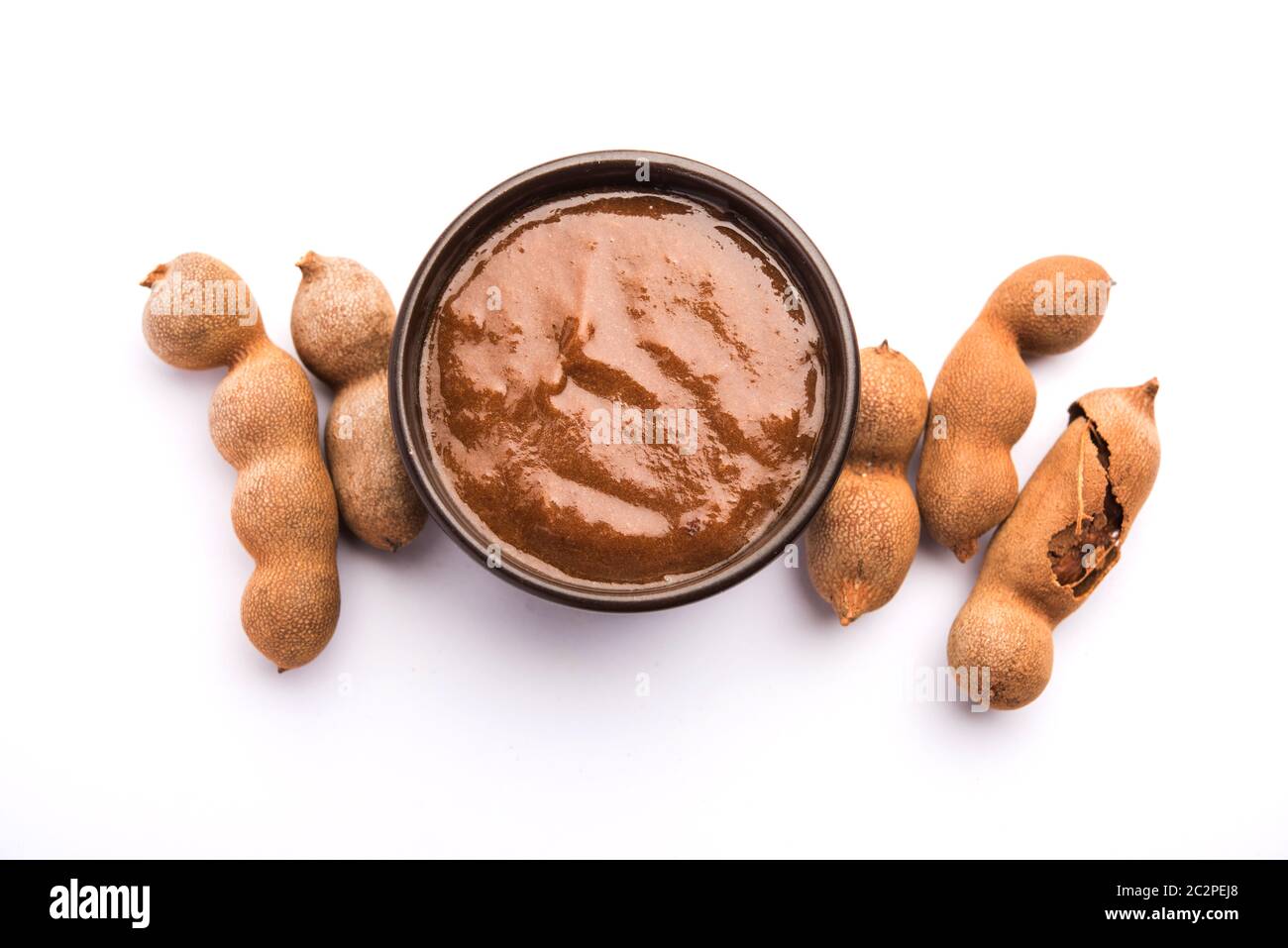 Tamarind Or Imli Fresh Puree, Paste from Pulp Stock Photo - Alamy