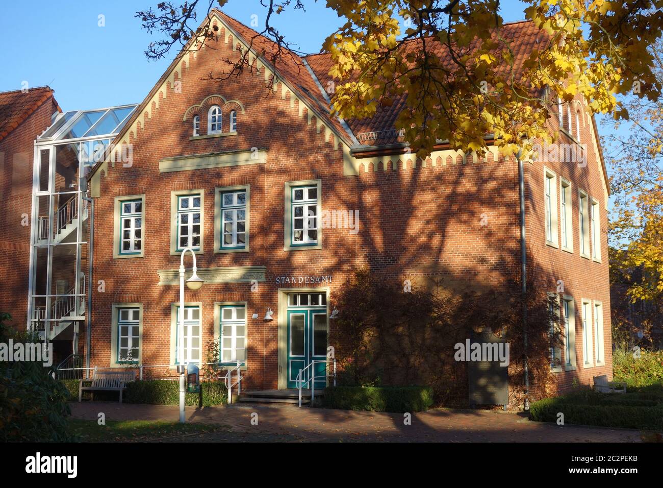 Registry office Hittfeld Stock Photo - Alamy
